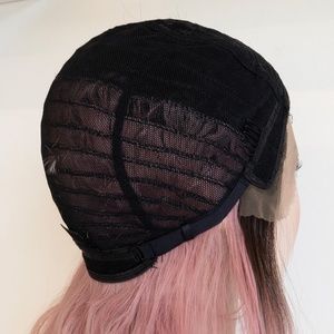 Her Wig Closet | Accessories | 24 Pastel Pink Ombre Lace Front Wavy Wig ...